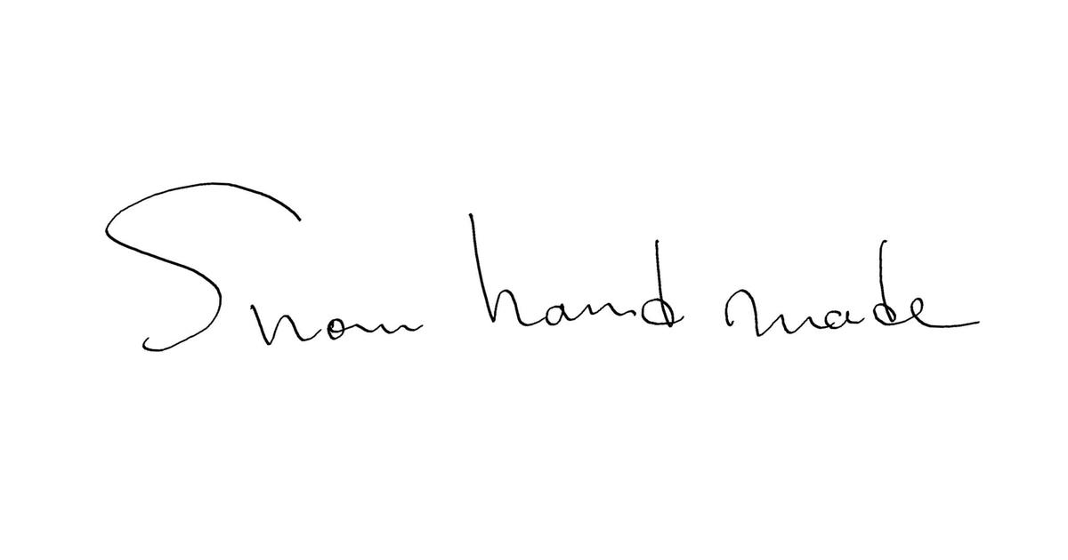 snow hand made